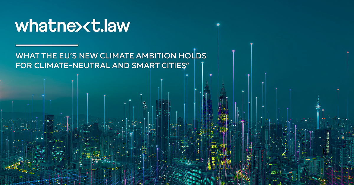 “What the EU’s new climate ambition holds for climate-neutral and smart ...